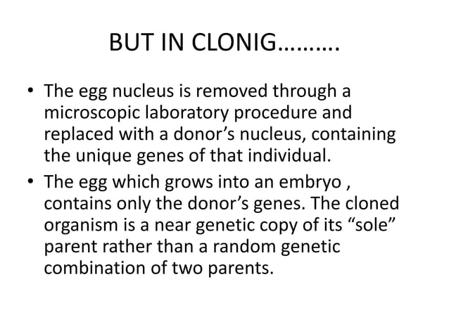 Cloning | PPTX