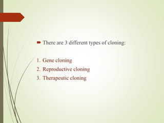 Cloning | PDF