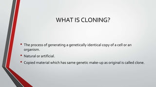 Cloning | PPTX