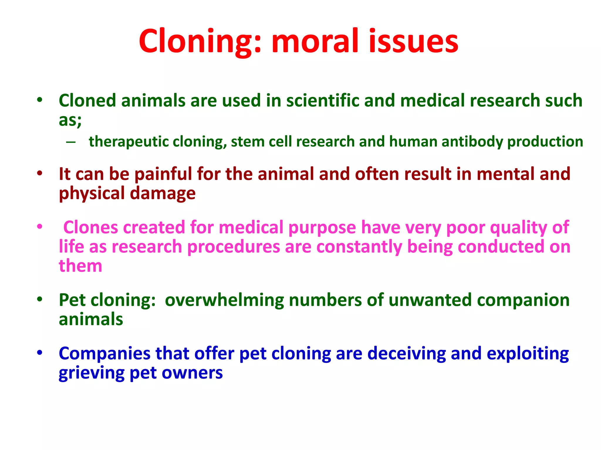 Cloning | PPTX
