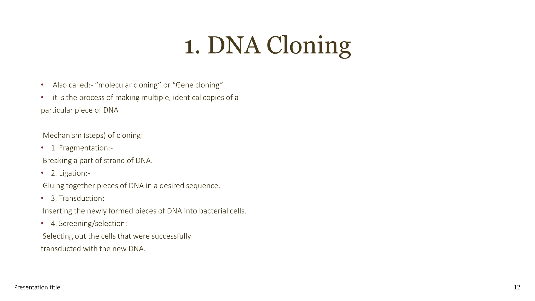 CLONING ..pptxf ggggggggggggggggggggggggggg | PPTX