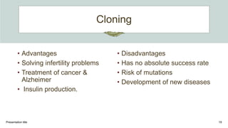 CLONING ..pptxf ggggggggggggggggggggggggggg | PPT
