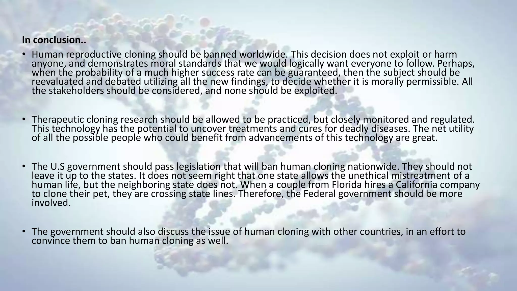 Cloning, types and challenges | PPTX