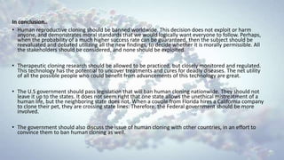 Cloning, types and challenges | PPTX