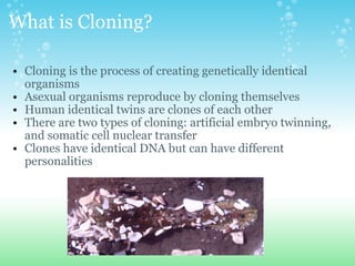 Cloning | PPT