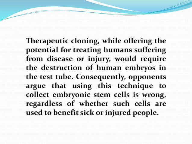 Cloning and bioethics | PPTX