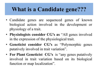 Cloning and characterization of full length candidate genes | PPTX