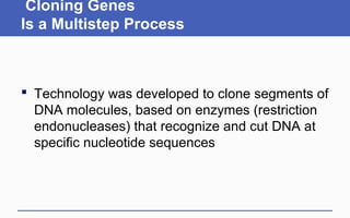 Cloning and recombinant dna | PPT