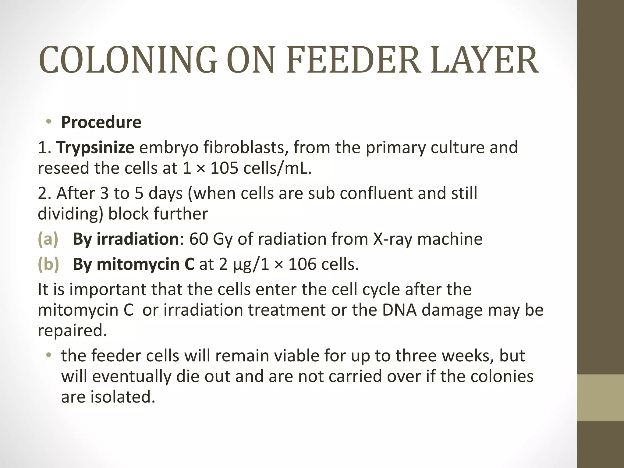 Cloning and selection by ghalia | PPTX