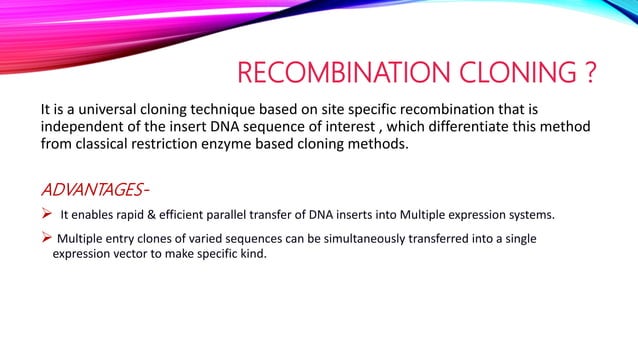 Cloning and types of cloning | PPTX | Biological Sciences | Science
