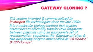 Cloning and types of cloning | PPTX