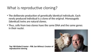 biology cloning processes DNA and the genes | PPT
