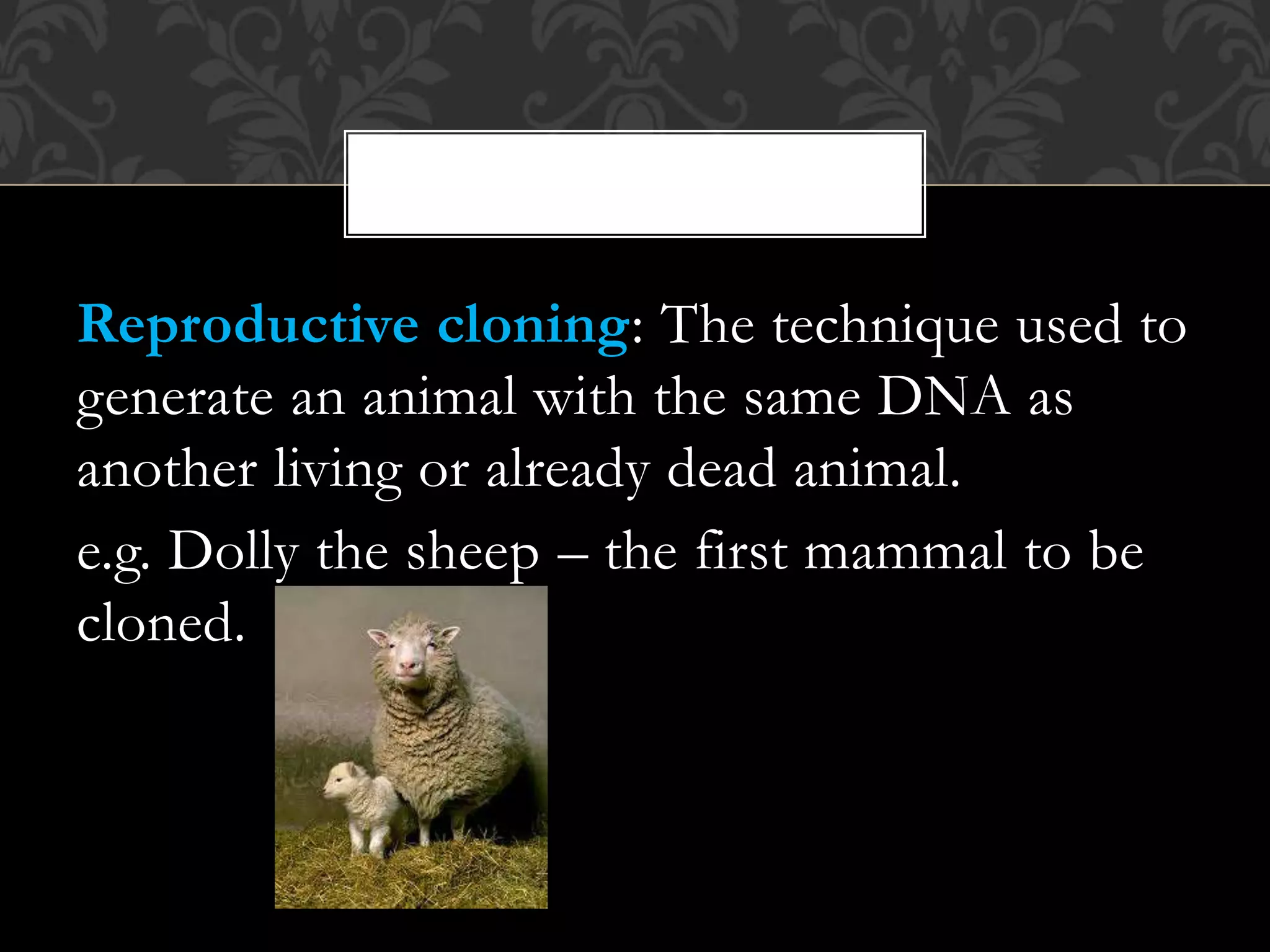 Cloning - Grade 10 | PPTX