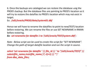 Cloning Oracle EBS R12: A Step by Step Procedure | PPTX