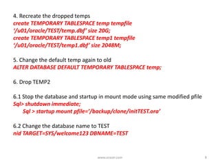 Cloning Oracle EBS R12: A Step by Step Procedure | PPTX | Databases | Computer Software and ...