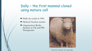 Cloning(human cloning) sreenivas.m final ppt | PPTX