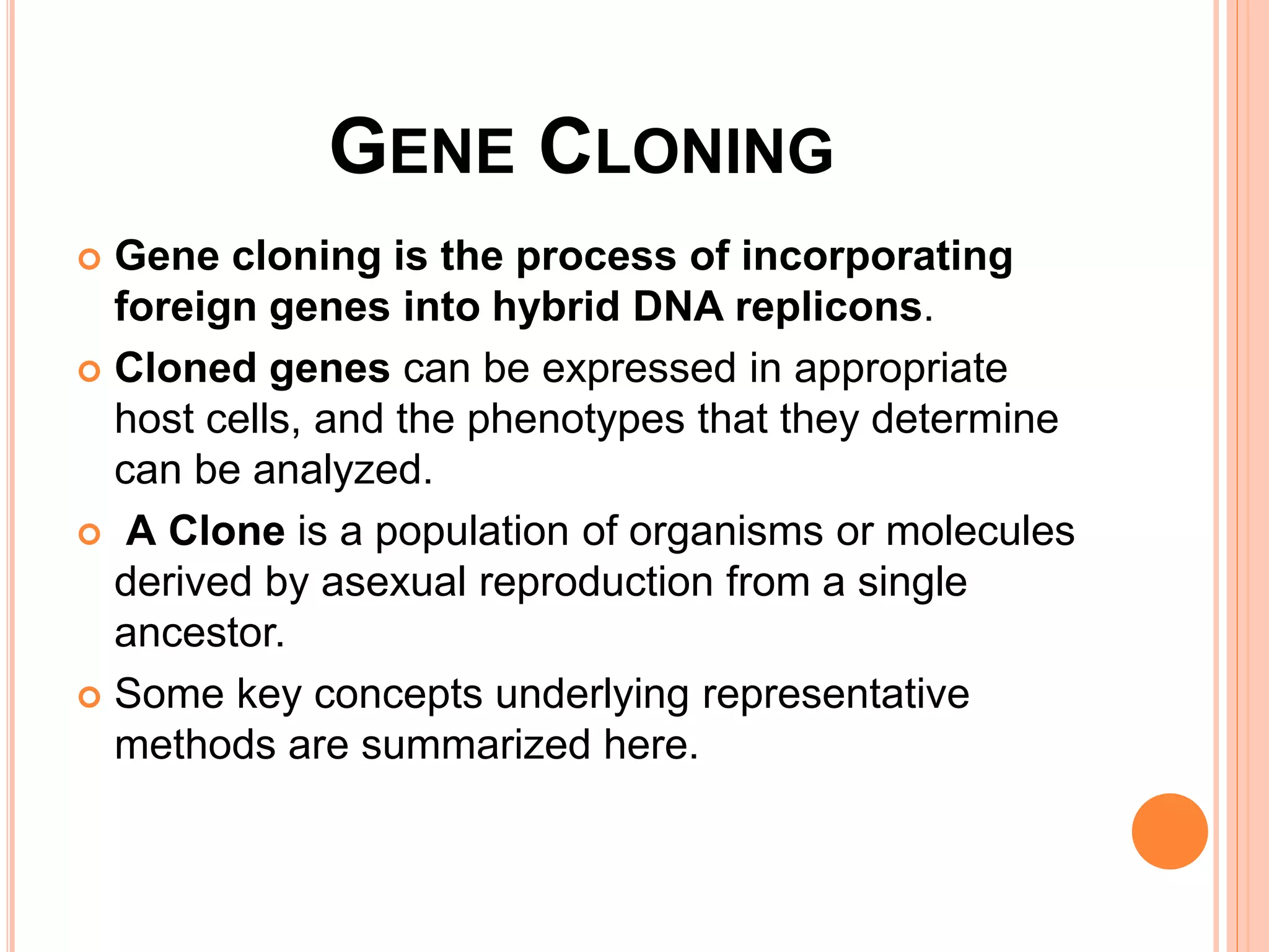 Cloning in eukaryotes | PPTX