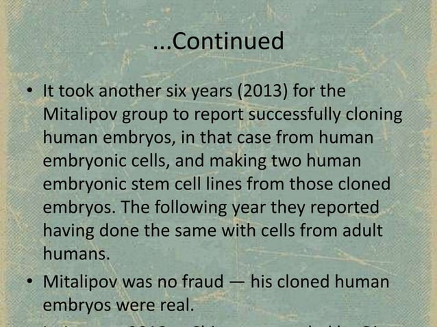 Cloning : introduction, types , advantages and disadvantages | PPTX