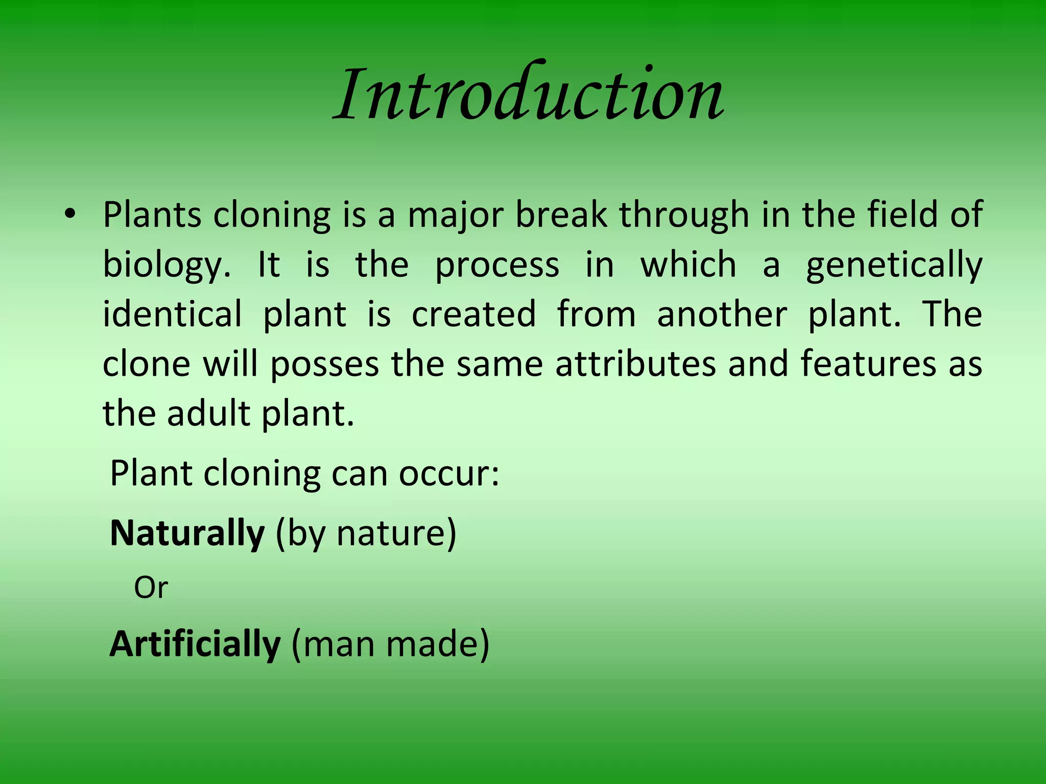 Cloning plants 03 | PPT