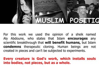 Human cloning - religious perspective | PPTX