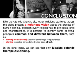 Human cloning - religious perspective | PPTX
