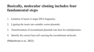 CLONING STRATEGIES eukaryotes and prokaryotes (2).pptx