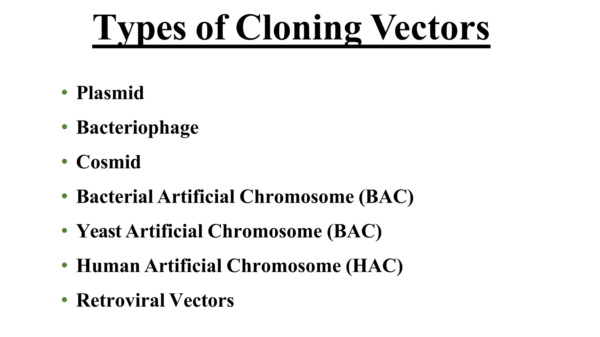 cloning vectors.pptx Biotechnology Notes | PPTX