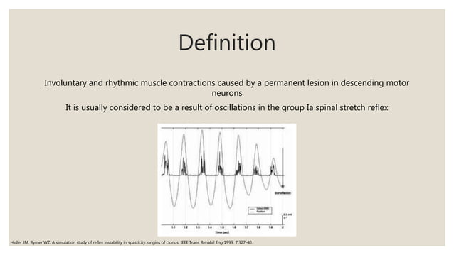 Clonus | PPTX | Death, Injury, or Military Conflict | Sensitive Topics