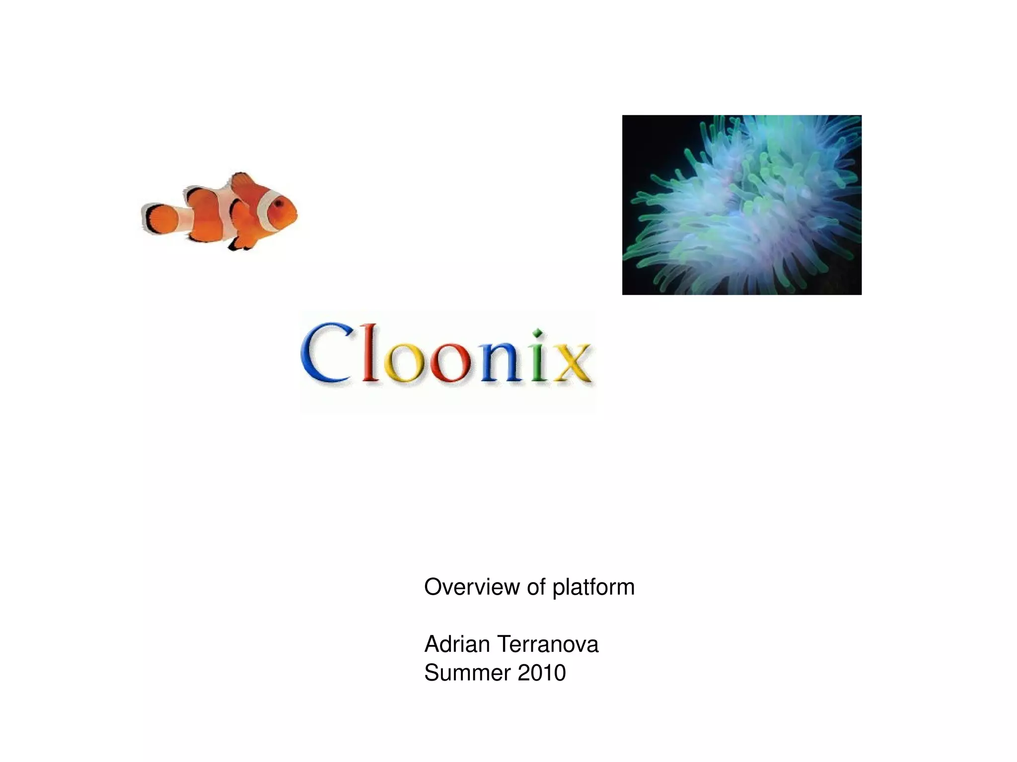 Cloonix Overview | ODP
