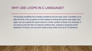 C loops | PPT
