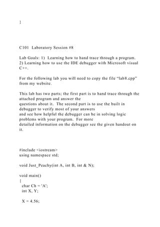 C++ Loops General Discussion of Loops A loop is a.docx