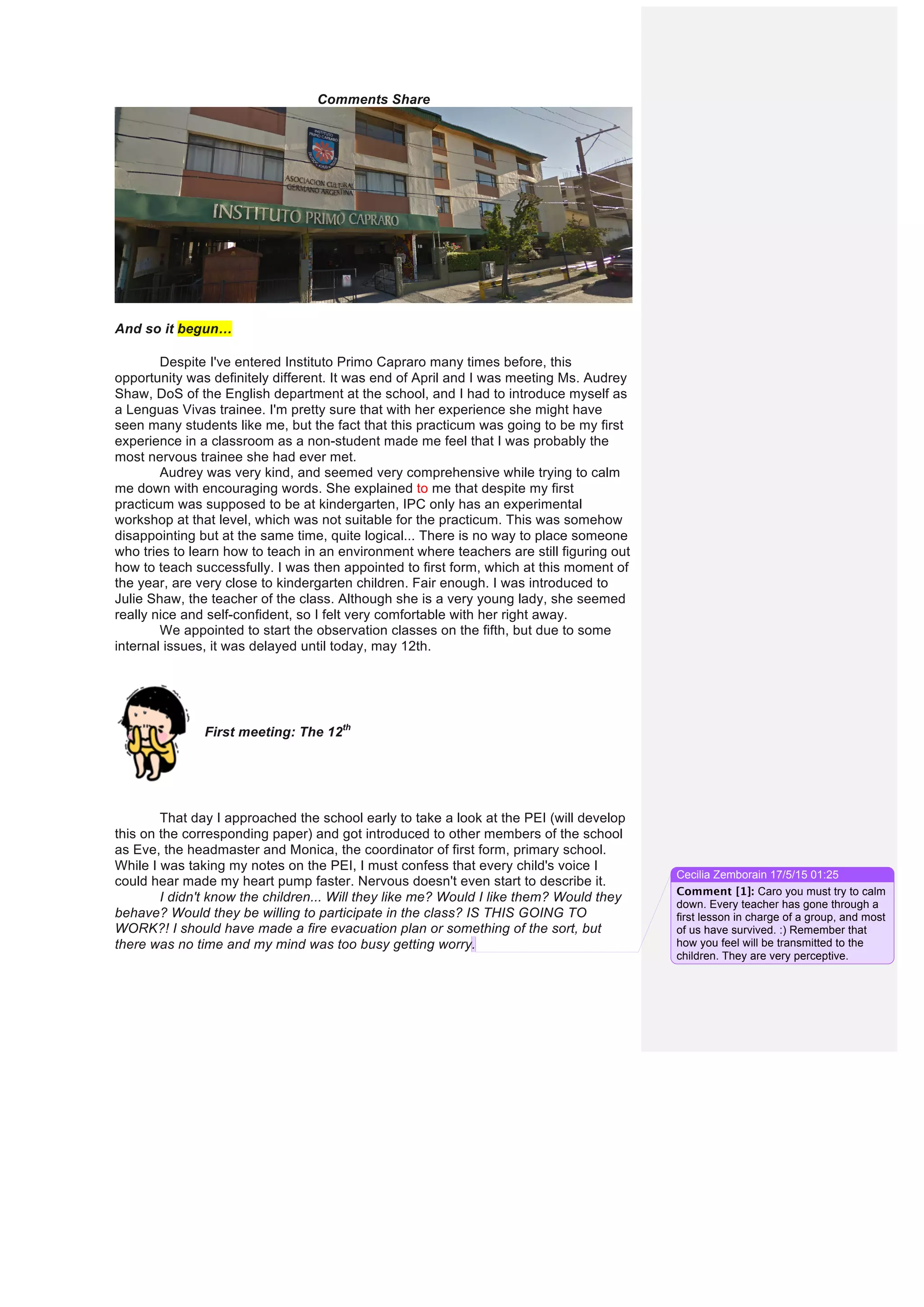 C Lopez - IFDC Lenguas Vivas BRC - TPD - Kindergarten Journal Entries | PDF | Primary Education ...