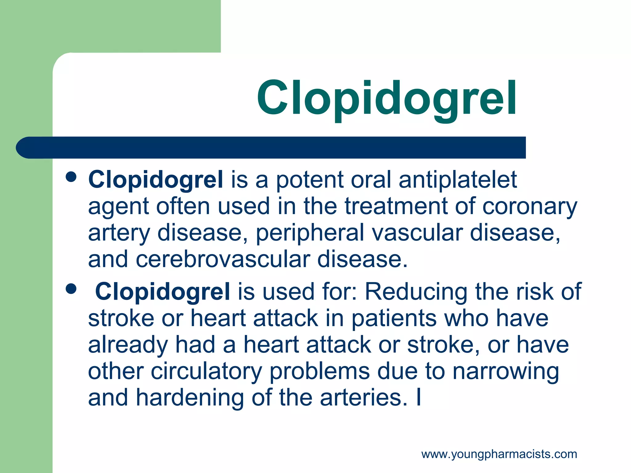 Clopidogrel | PPT