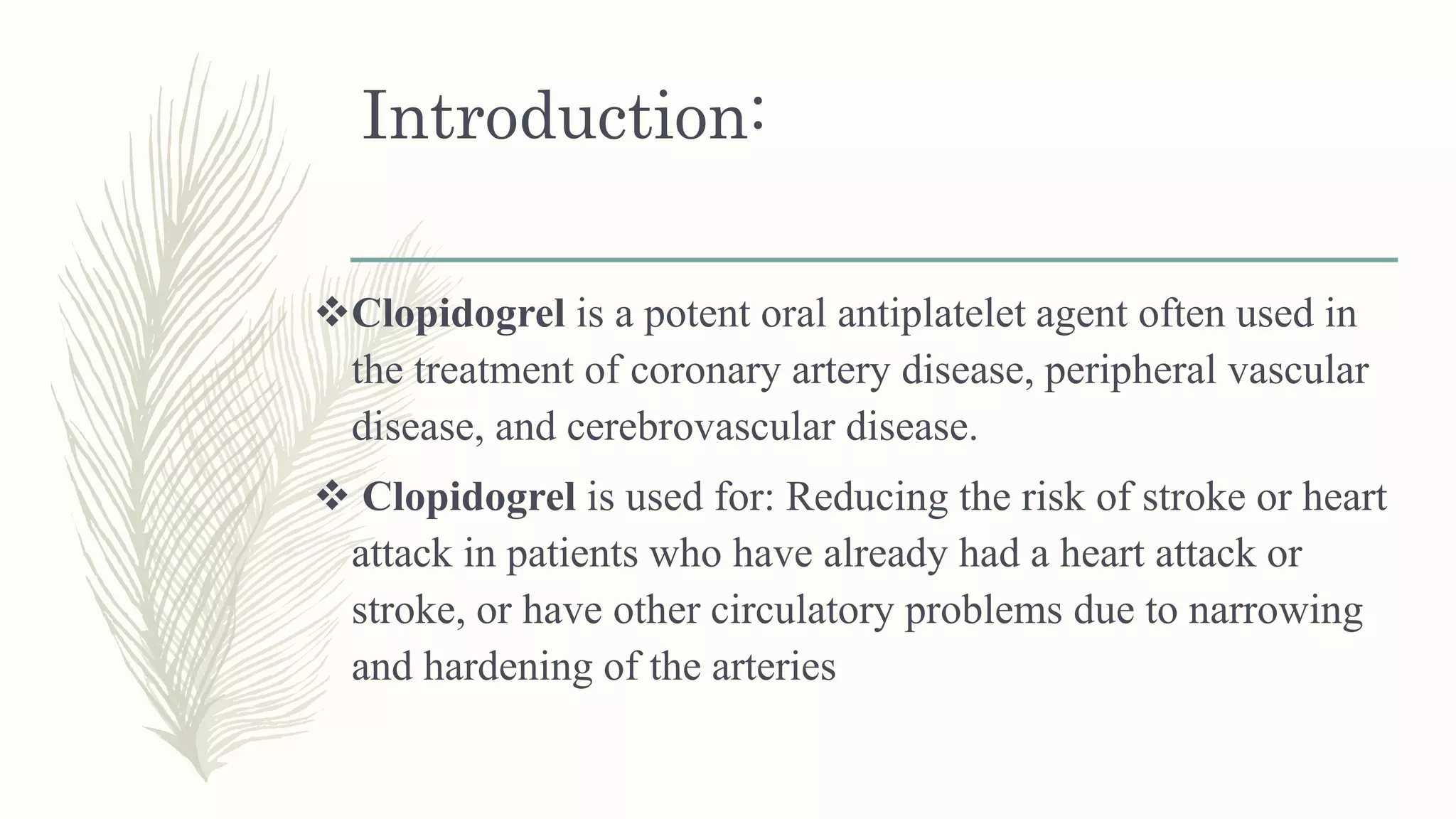 Clopidogrel | PPTX