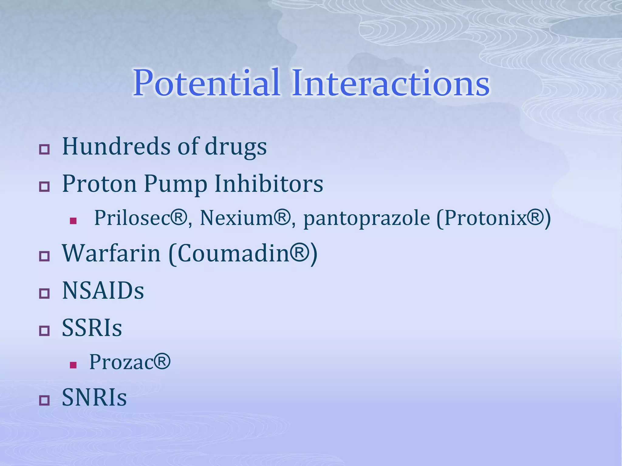 Clopidogrel (plavix®) presentation | PPTX