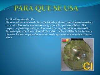 Cloro Elemento Quimico