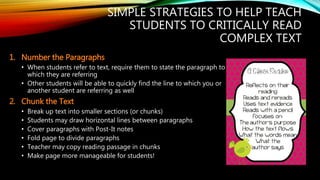 Close reading | PPTX