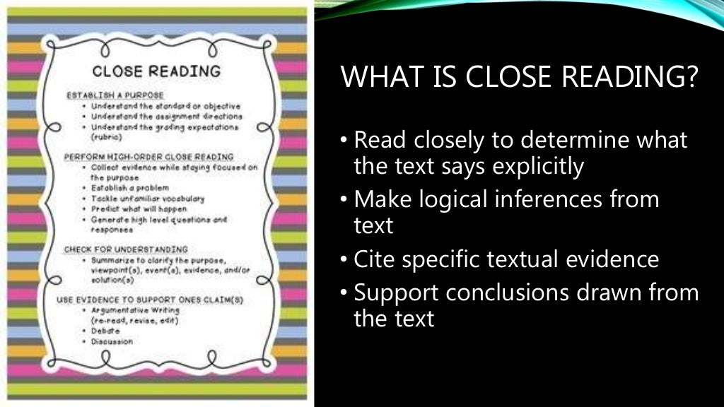 Close reading