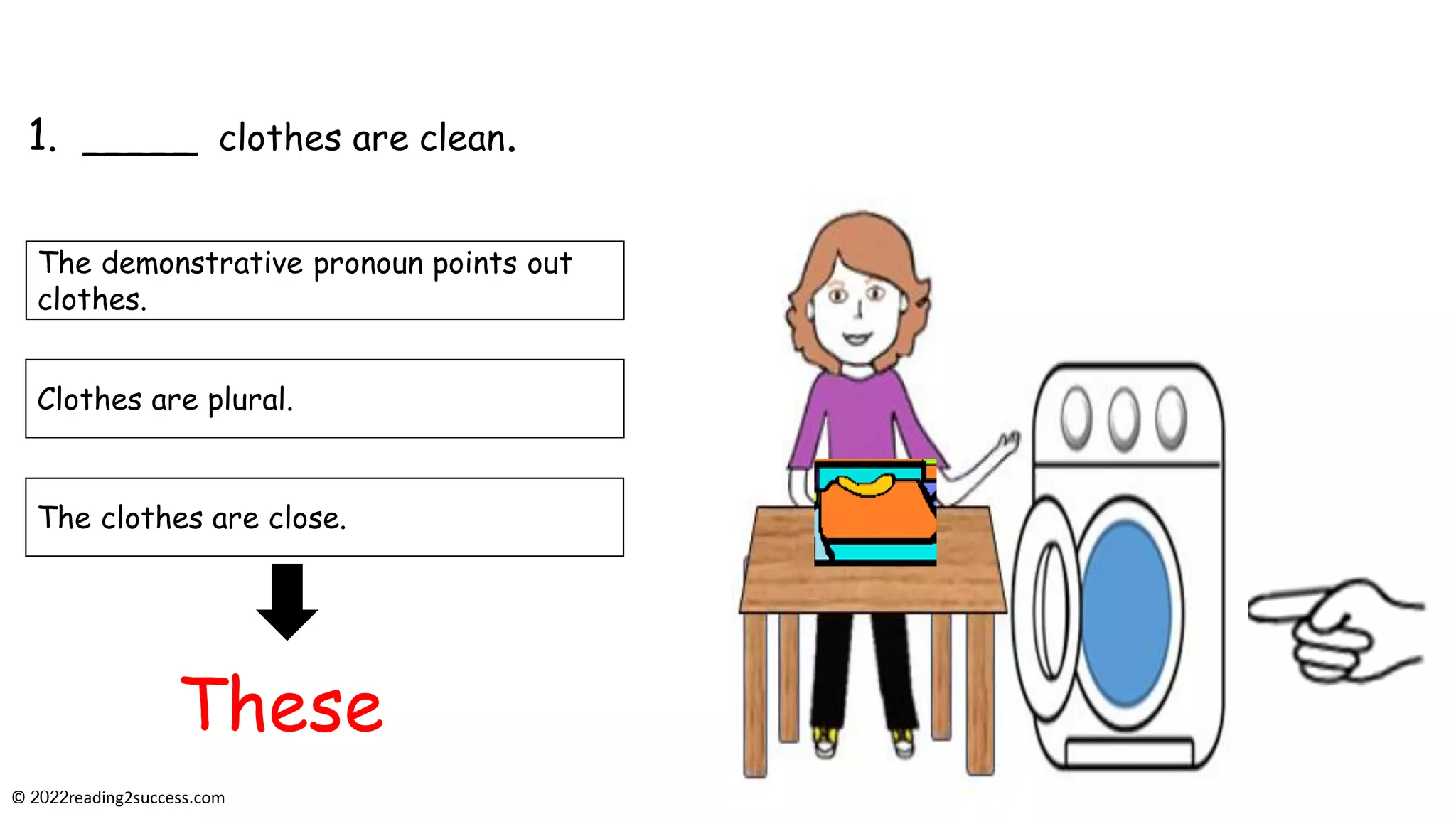 Teaching Kids Demonstrative Pronouns: this, that, these and those # ...