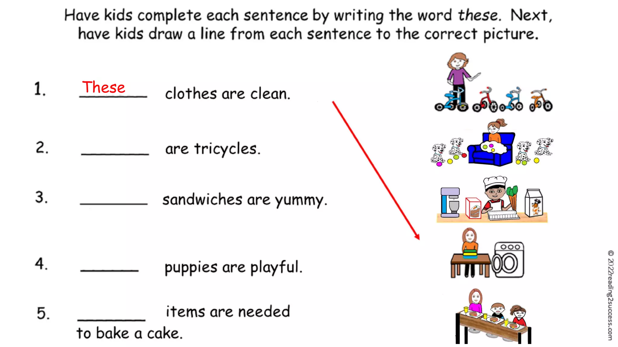 Teaching Kids Demonstrative Pronouns: this, that, these and those # ...