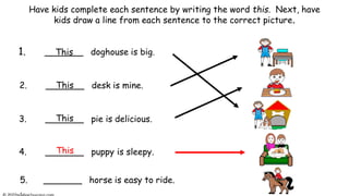 When to use: this, that, these and those | PDF