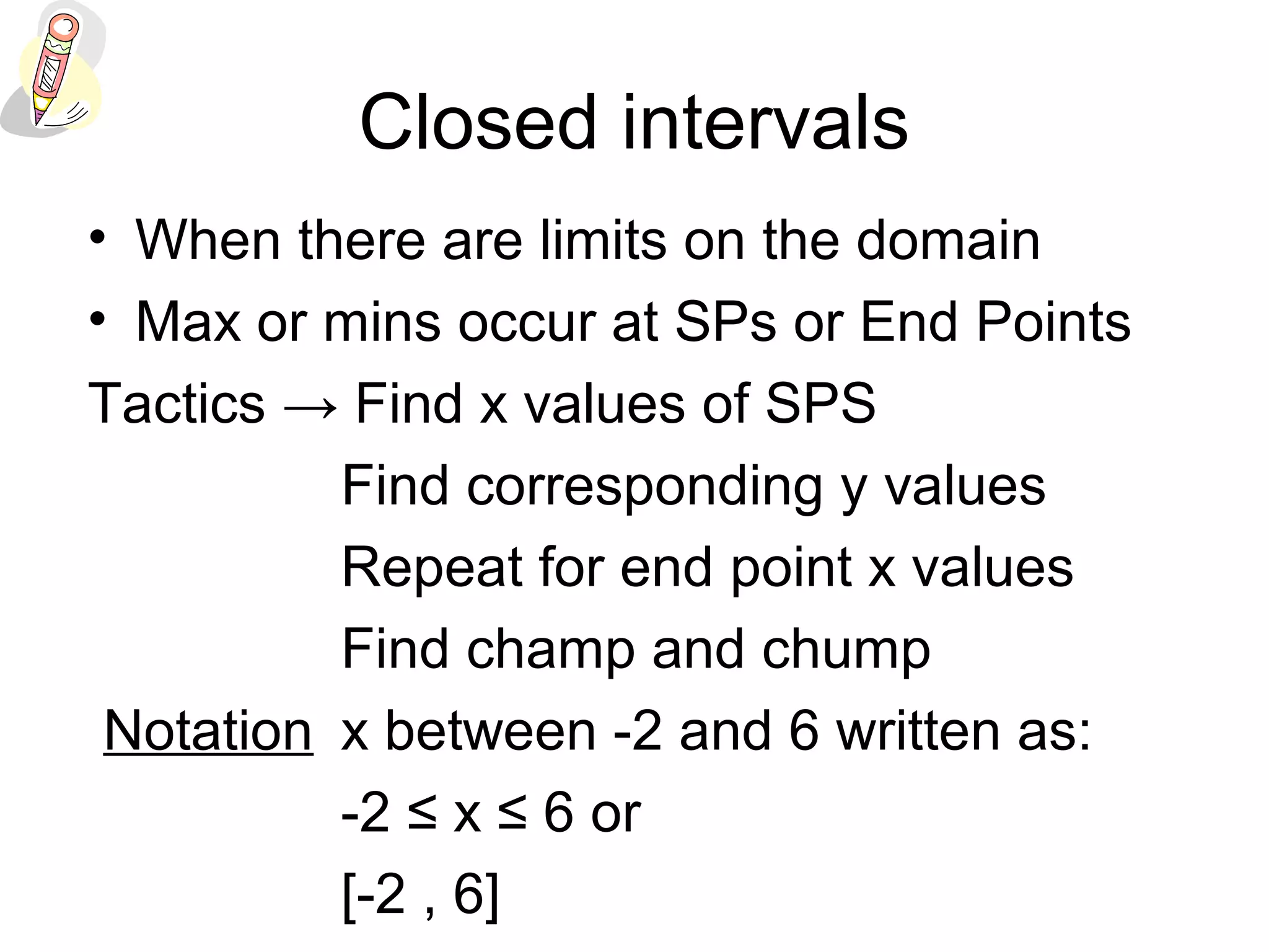 Closed intervals | PPT