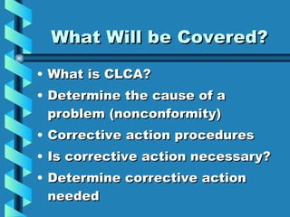 Closed Loop Corrective Action | PPT