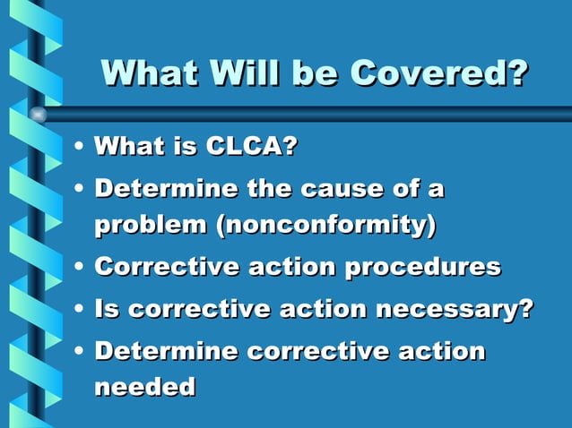 Closed Loop Corrective Action | PPT | Business | Business and Finance