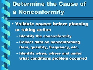 Closed Loop Corrective Action | PPT | Business | Business and Finance