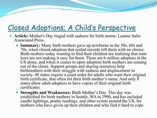 Closed Adoption | PPTX