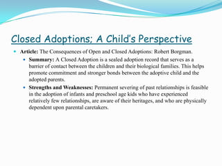 Closed Adoption | PPTX