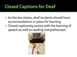 Closed captions overview | PPTX