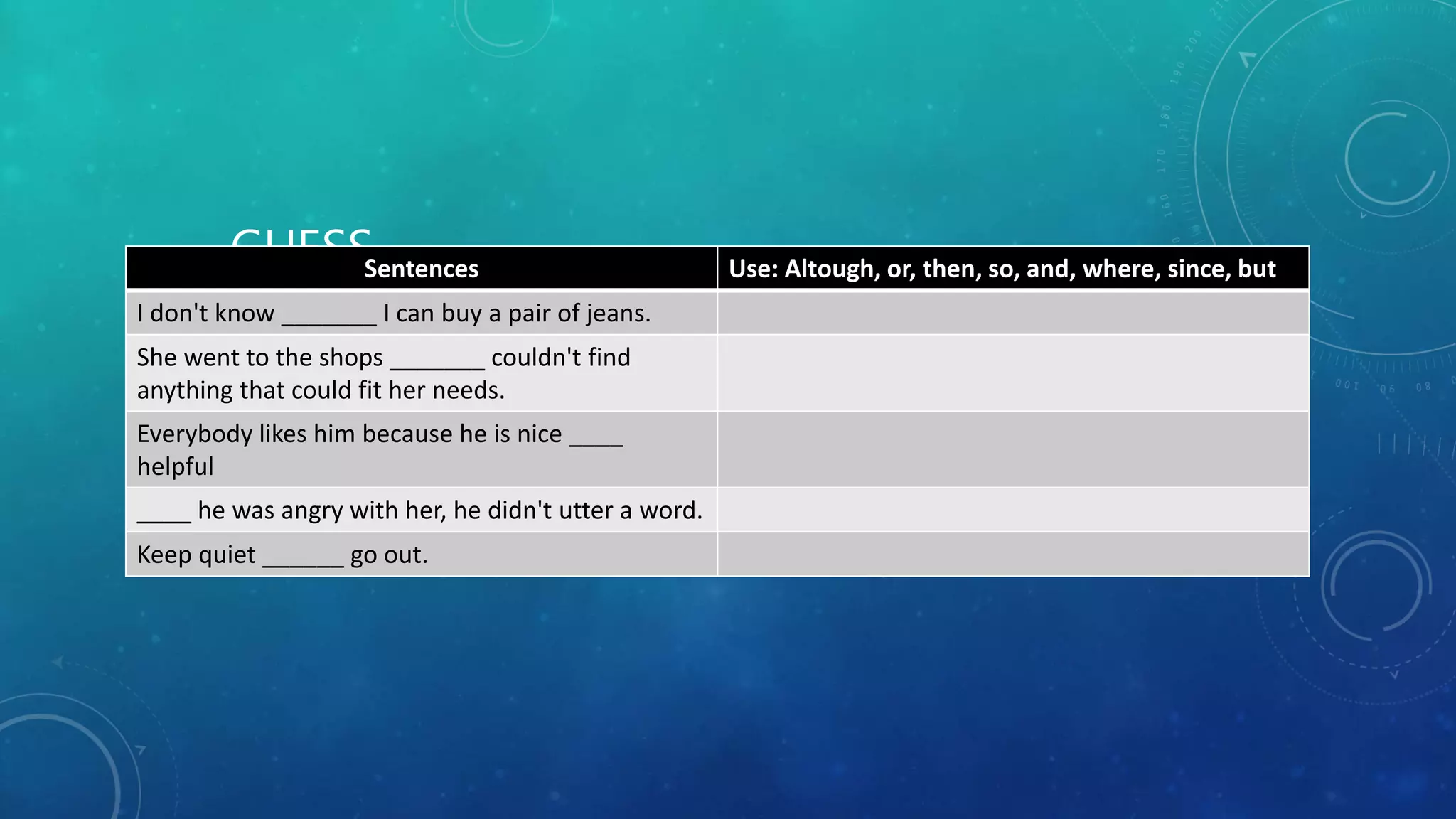 Closed class words | PPTX