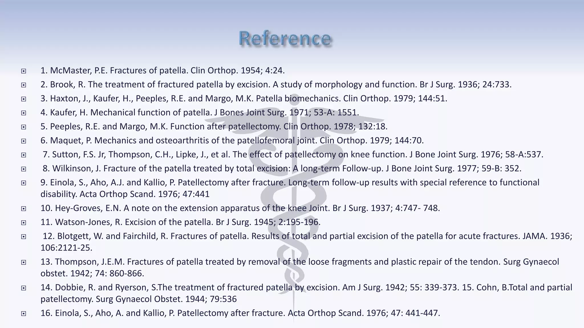 comminuted fracture of left patellar with displacement case ...